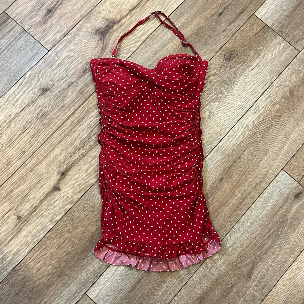Jantzen | Swim | Jantzen Red Polkadot Skirted Swimsuit | Poshmark